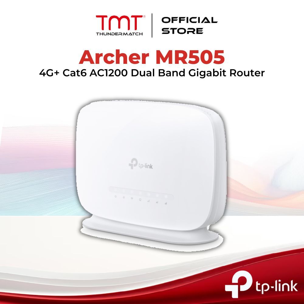 TP-Link Archer MR505 4G+ Cat6 AC1200 WIreless Dual Band Gigabit Router ...