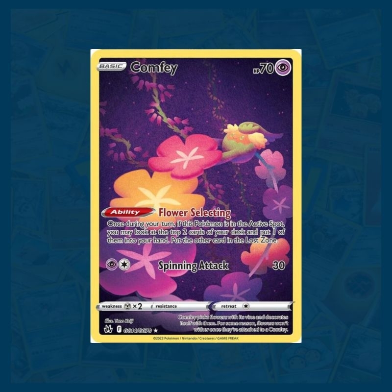 Comfey (GG14/GG70) Holo Rare | Crown Zenith | Pokemon TCG Card | Shopee ...