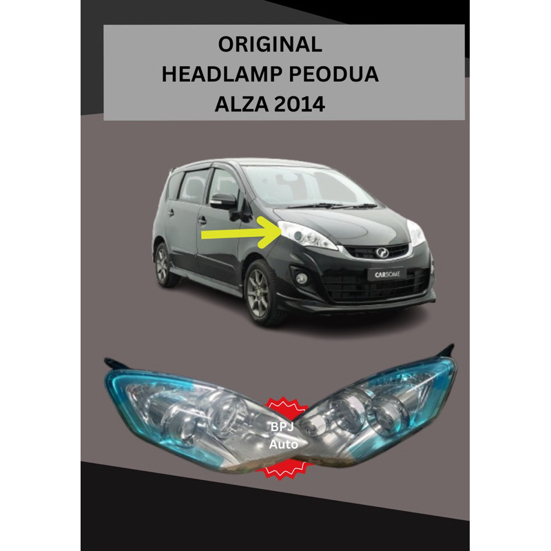 Perodua Alza Headlamp 2014 Original | Shopee Malaysia