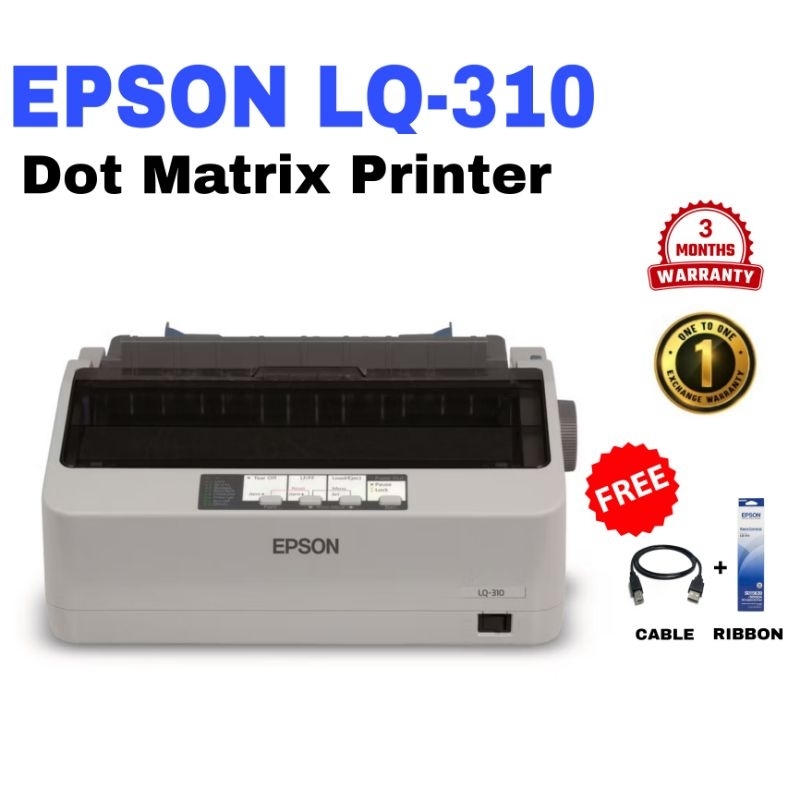 EPSON LQ-310 Dot Matrix Printer (Secondhand/Used) | Shopee Malaysia