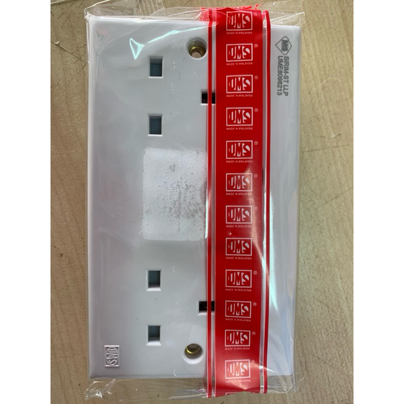 UMS SWITCH SOCKET OUTLET 2 X 13A SIRIM | Shopee Malaysia