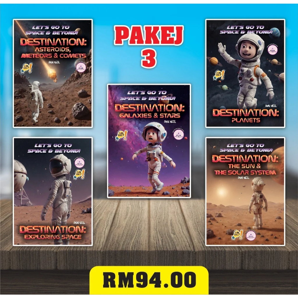 My Buku Story book Let's Go To Space & Beyond ! (5 In 1) | Shopee Malaysia