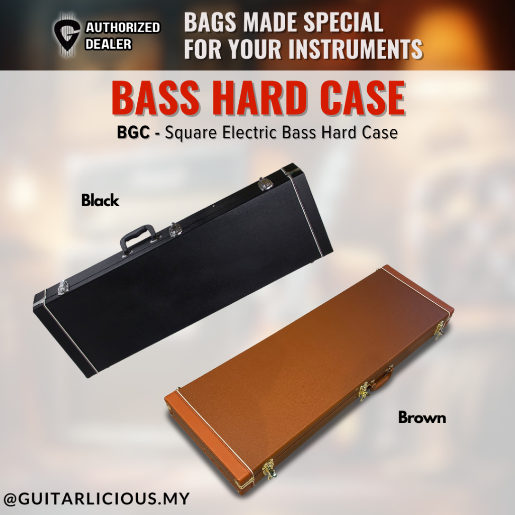 Square Electric Bass Hard Case BGC | Shopee Malaysia