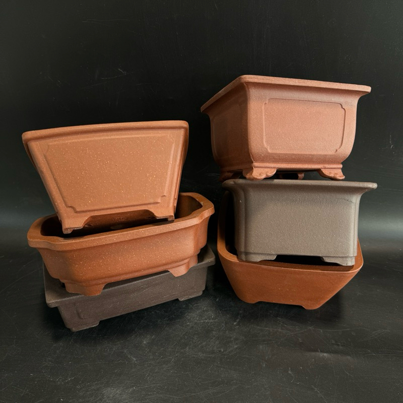 Bonsai Pot Succulent Pot Flower Pot Ceramic pot Purple Clay/紫砂盆 陶瓷花盆 ...