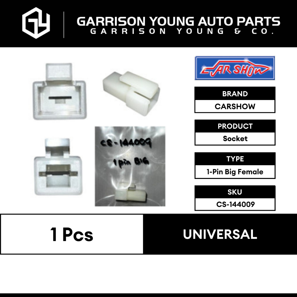 [CARSHOW] 100% Authentic CARSHOW SOCKET 1 PIN (+) BIG (FEMALE) // CS ...