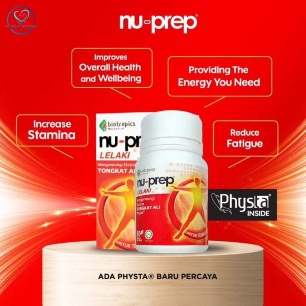 BIOTROPICS NU-PREP MALE / TONGKAT ALI / MEN HEALTH SUPPLEMENT [EXP : 12/2026] | Shopee Malaysia