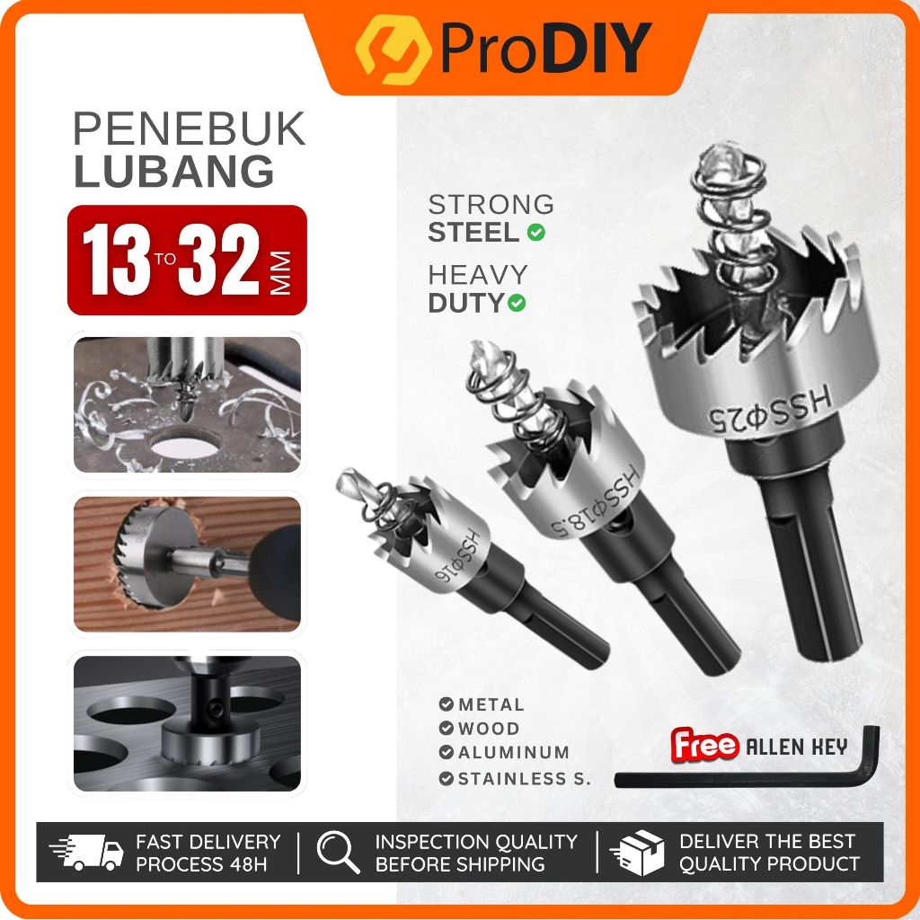 1PCS 13-32mm HSS Hole Saw Drill Bit for Stainless Steel Metal Alloy ...