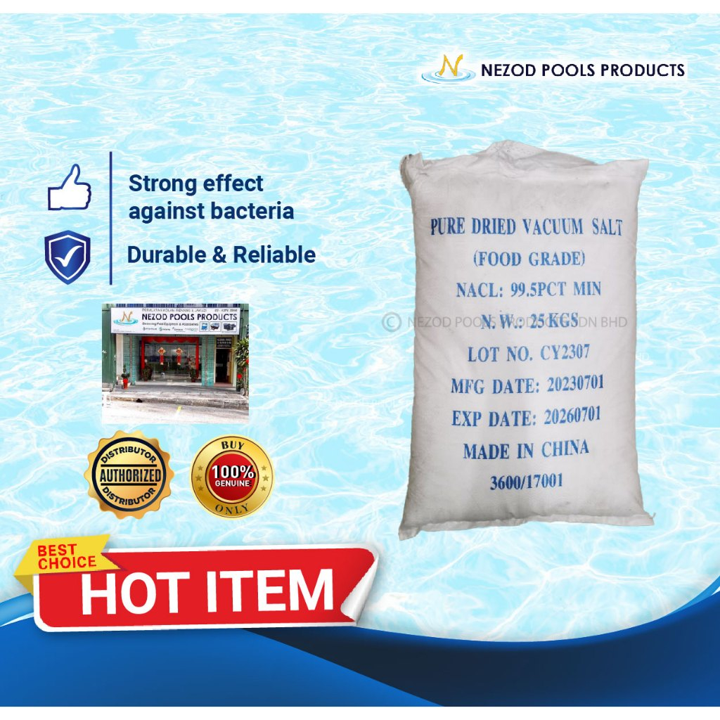 SWIMIMING POOL SALT / FOOD GRADE PURE DRIED VACUUM SALT / PDV SALT ...