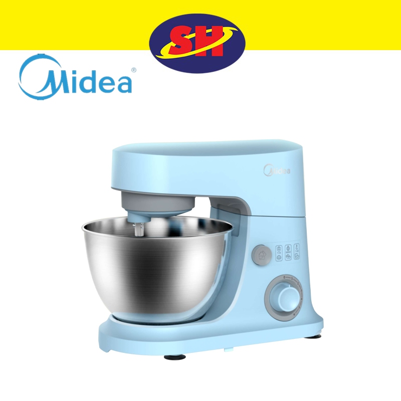 Midea 6 Speed 4L Stainless Steel Bowl Stand Mixer (600W) | Shopee Malaysia