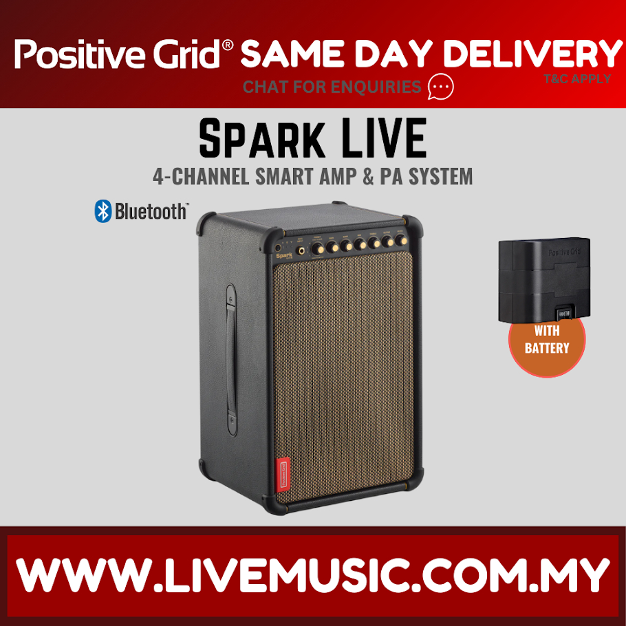 Positive Grid Spark LIVE 4-Channel Smart Amplifier ( SPARK-LIVE ...