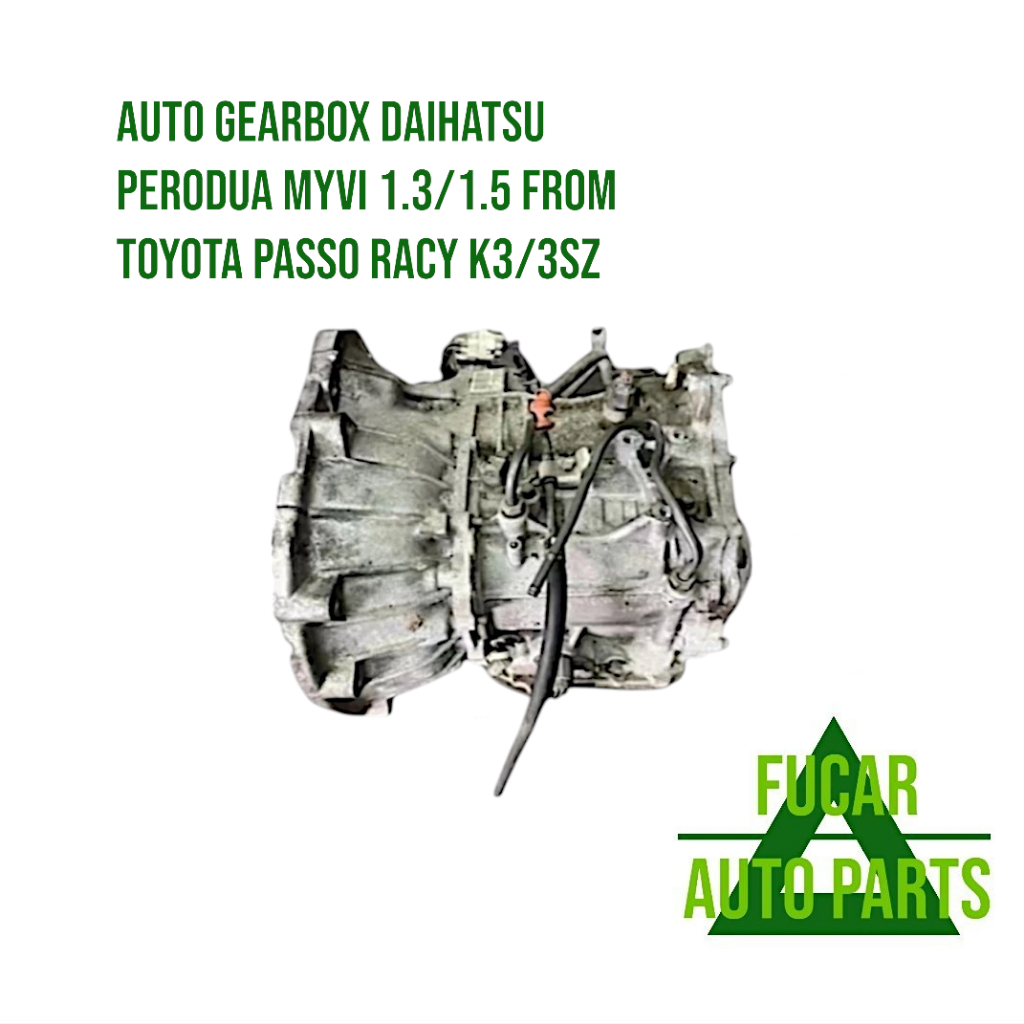 USED AUTO GEARBOX DAIHATSU PERODUA MYVI 1.3/1.5 FROM TOYOTA PASSO RACY ...
