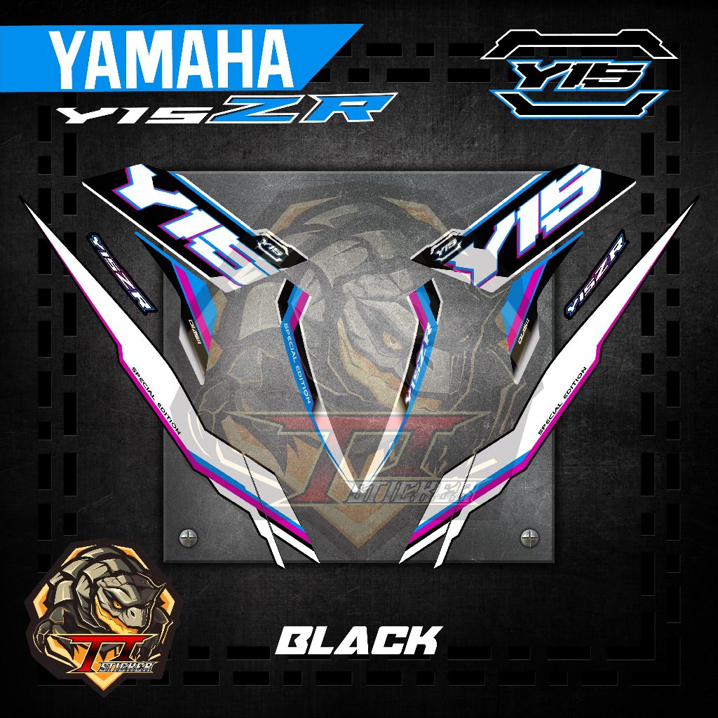 STRIPE YAMAHA Y15 Y15ZR ( 98 ) SPECIAL EDITION CUSTOM BODY STICKER ...