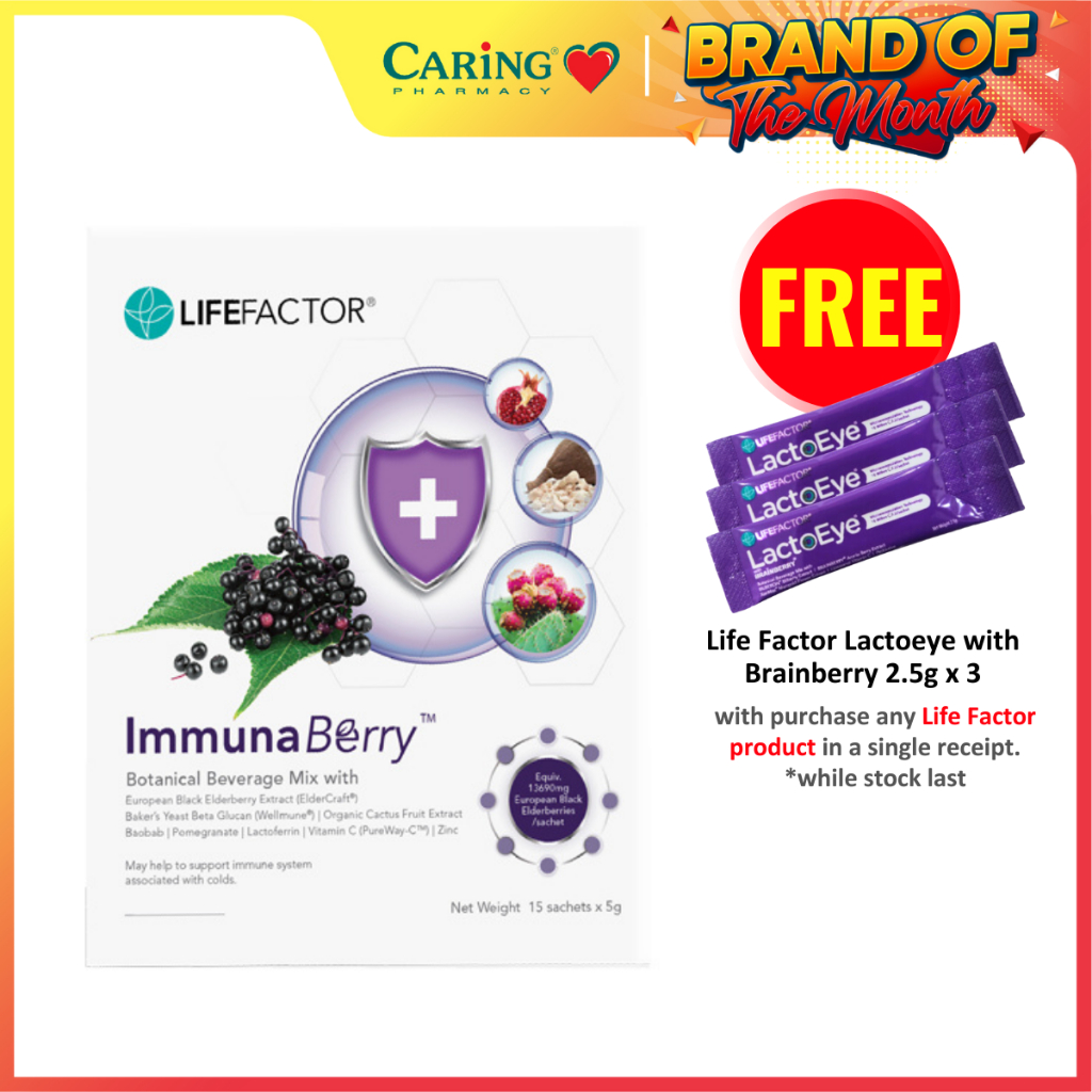 LIFE FACTOR IMMUNA BERRY 15S x 5g | Shopee Malaysia