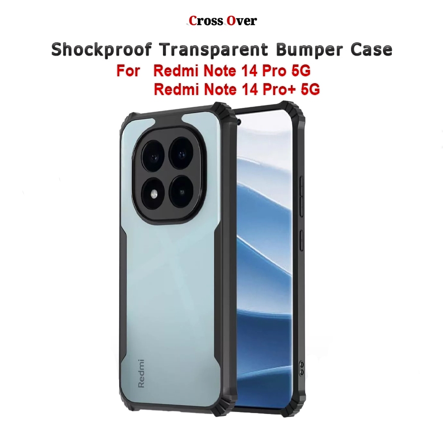 Redmi Note 14 PRO 5G / Note 14 PRO + 5G Shockproof Bumper Clear Case ...