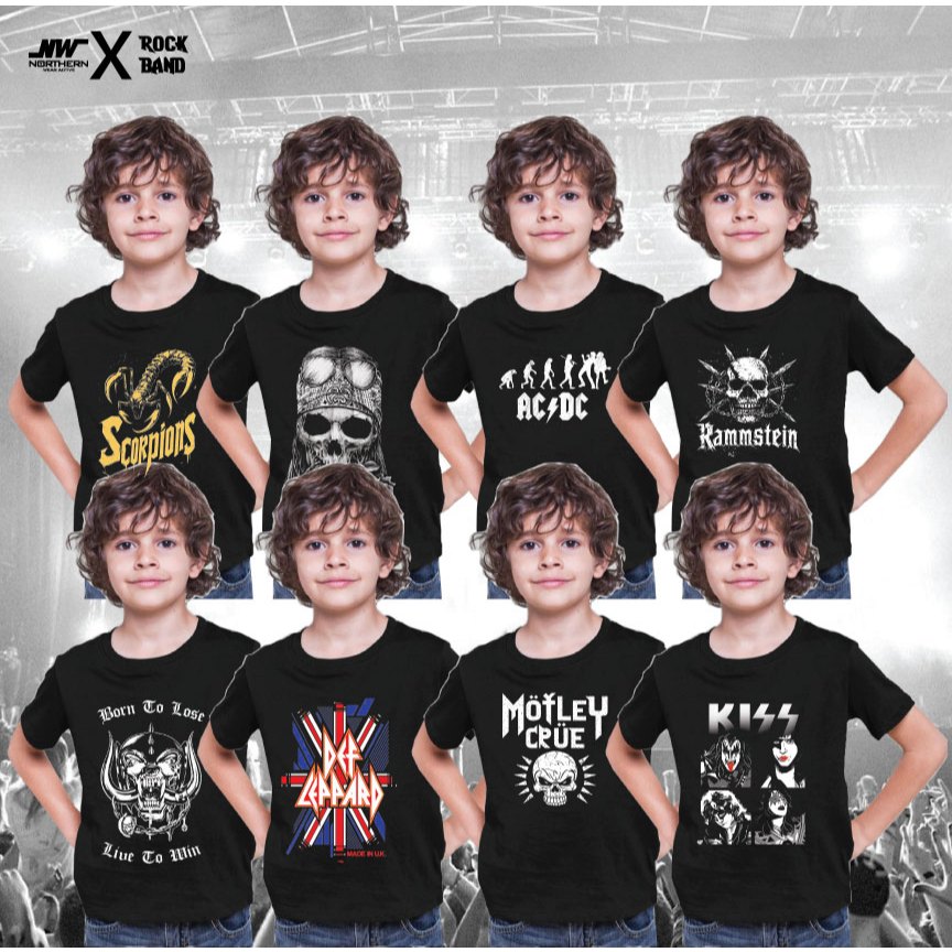 Baju Band Kanak Kanak ,Premium Quality Kids Band T-Shirt / SCORPIONS ...