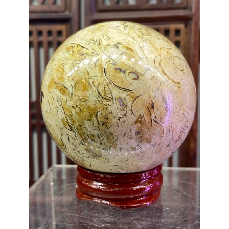 Premium Grade Dragon bone crystal ball (龍骨球)-283.5g | Shopee Malaysia