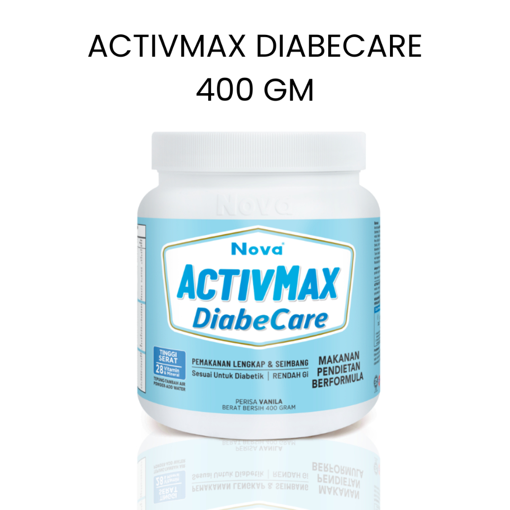 NOVA ACTIVMAX DIABECARE 400g (SUSU DIABETIK) | Shopee Malaysia