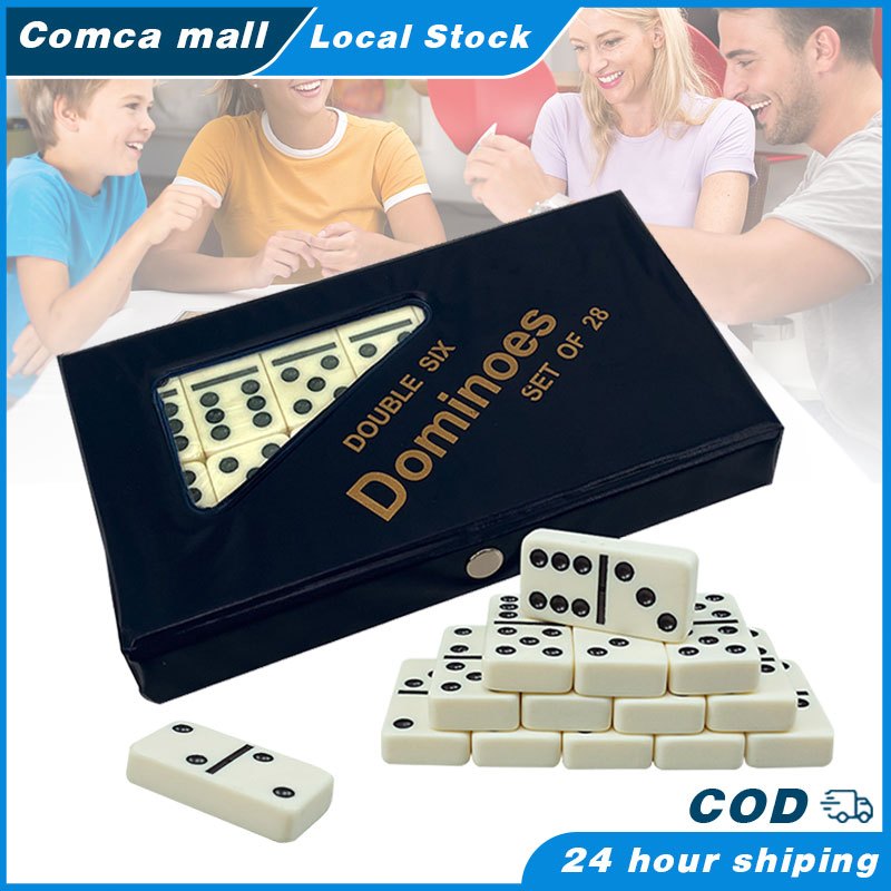 28pcs Dominoes With Box / Classic Dominos Set Game / Leisure Traveling ...