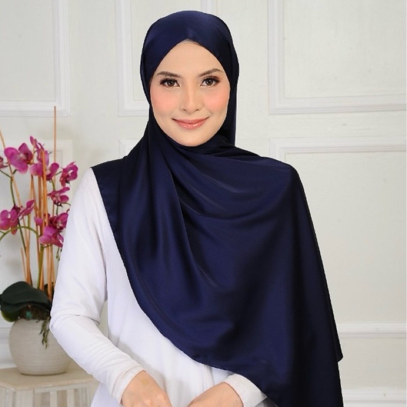 Ready Stock Shawl Thai Satin Silk Part2 Finishing Babyseam | Shopee ...
