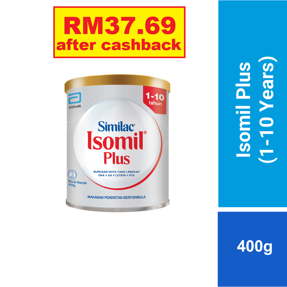 SImilac Isomil Plus 1-10 tahun (EXP05/2025) 400g/ Snow Neo Baby Infant ...
