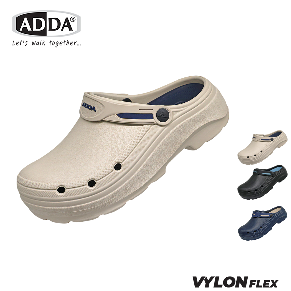 ADDA Men Clogs Sandal - Vylon Flex [GS-59K01-M1] | Shopee Malaysia