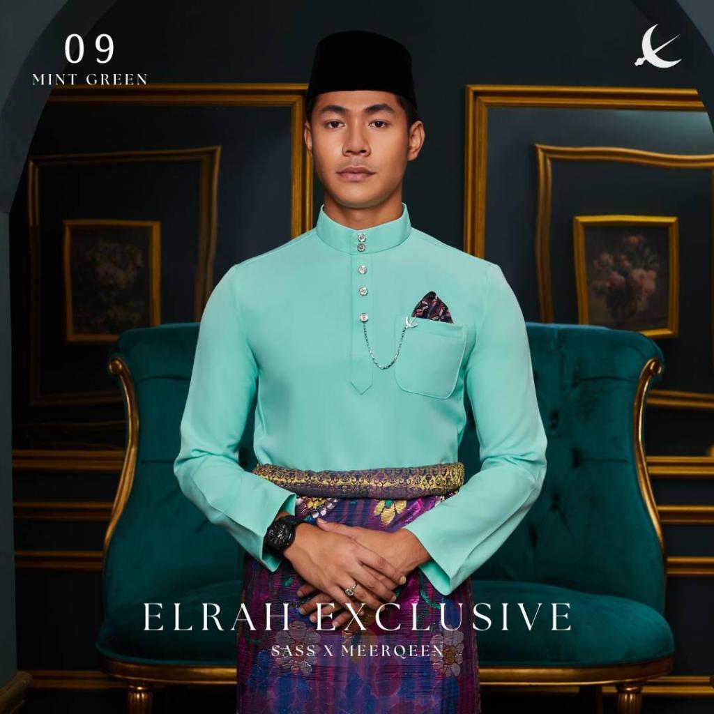 Elrah Exclusive Senna 2025 - Mint Green Free Gift + Butang + Sampin ...