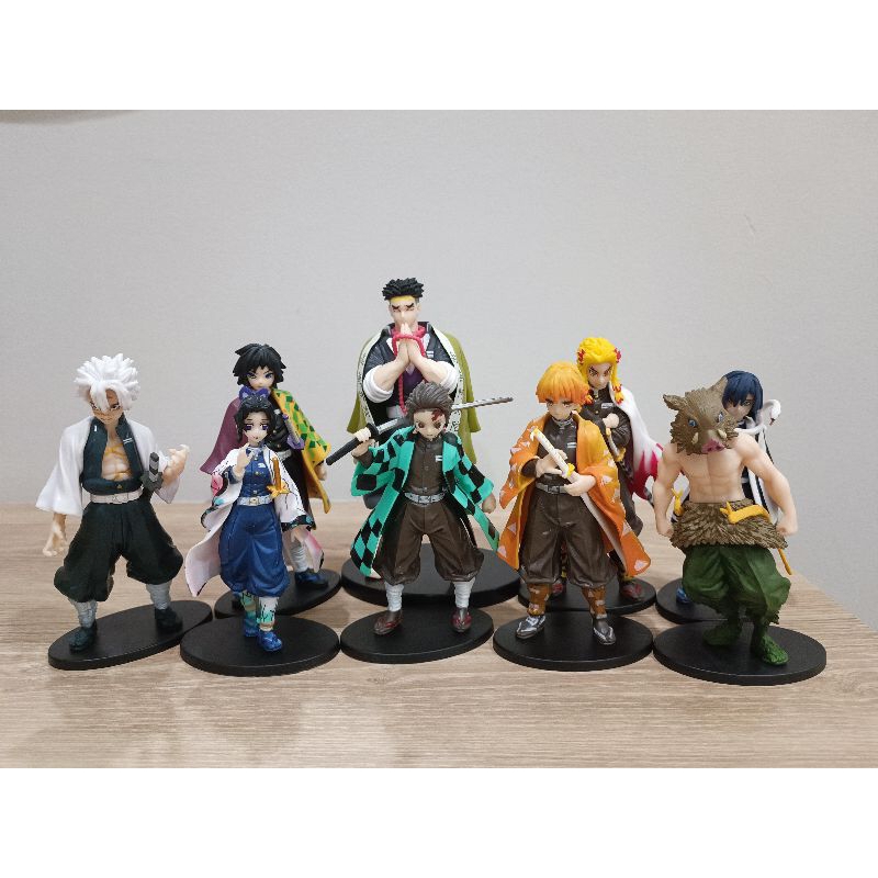 Demon Slayer Tanjiro Zenitsu Inosuke Giyu Kyojuro Obanai Kanao Sanemi ...