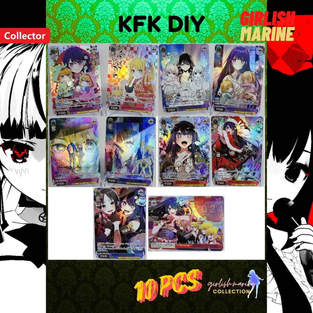 [DIY CARD][KFK] DIY custom ANIME card Ai Hoshina-W0122 | Shopee Malaysia