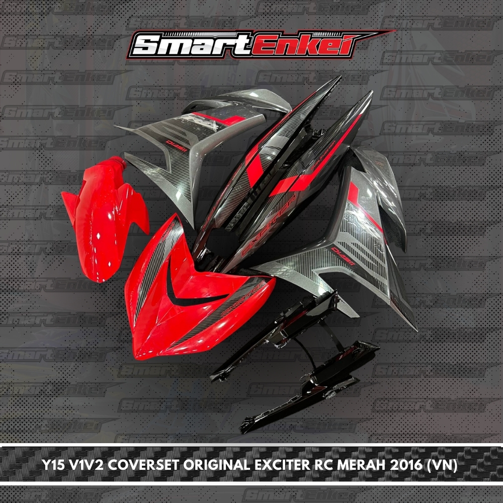 Y15 COVERSET EXCITER RC MERAH 2016 ORI VIETNAM | Shopee Malaysia