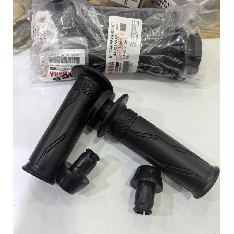 YAMAHA Y15 Y15ZR HANDLE THROTTLE GRIP WITH HANDLE END CAP-ORIGINAL SPEC ...