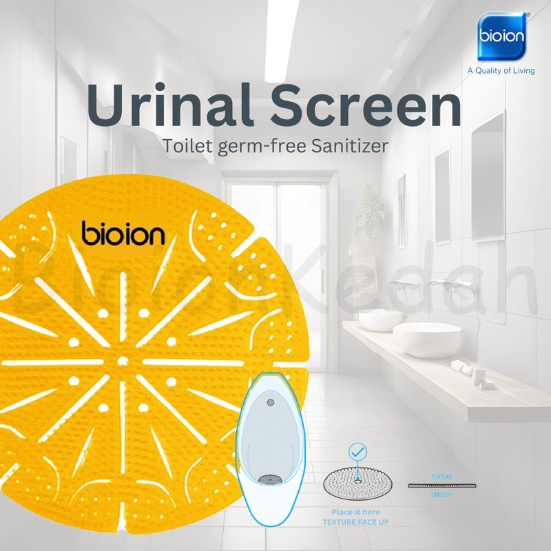 Bioion Urinal Bowl Screen Toilet Germ-Free Fragrance Mat | Shopee Malaysia