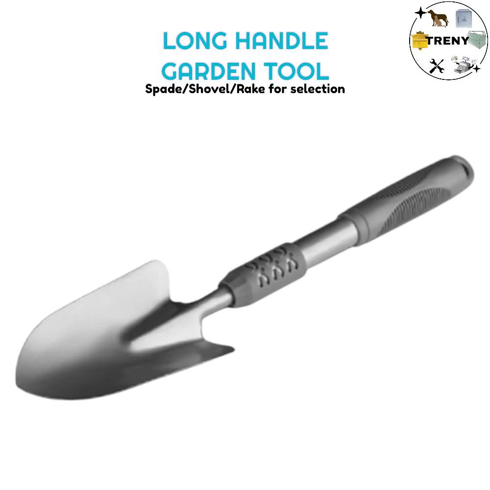 Long Handle Garden Tool Set Cangkul Spade Rake Folk Garden Hoe ...