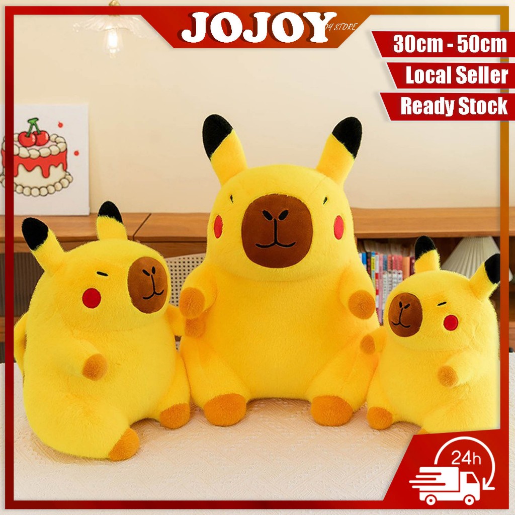 JOJOY Pika Capybara Plush Toy Pika Doll Pillow Transformed into ...