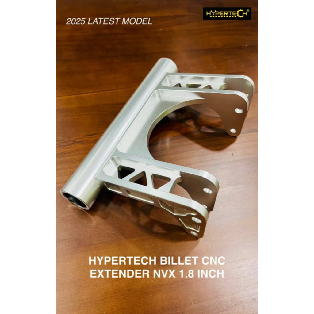 HYPERTECH CNC BILLET EXTENDER NVX V1 V2 NMAX V2 & V3 1.8 INCH 2025 ...