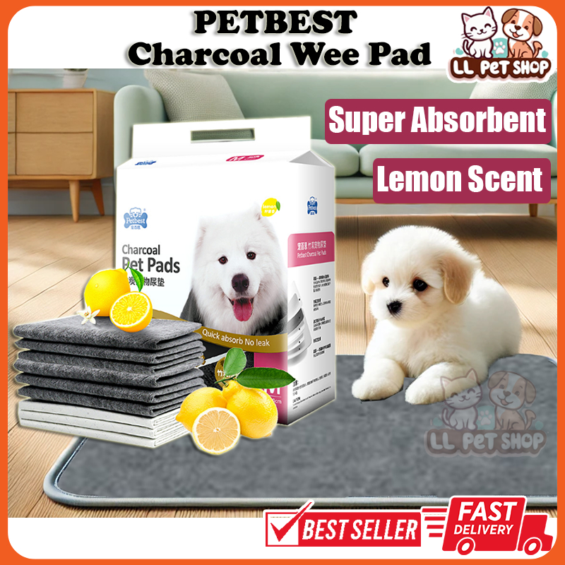️LL ️ Authentic PETBEST Charcoal Odorless Wee Wee Pad Dog Pee Pad Urine ...
