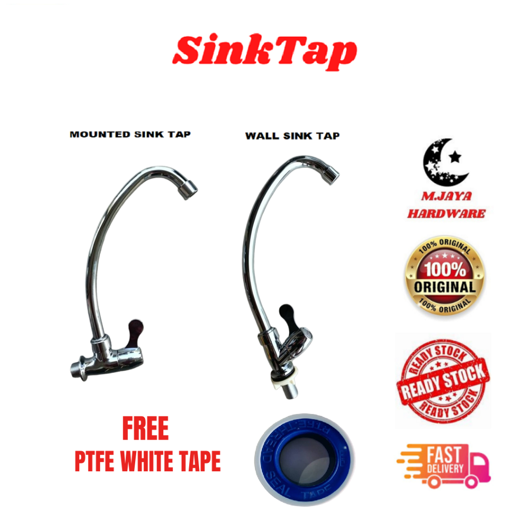 Pillar Tap Kitchen Sink Tap Kitchen Faucet Water Tap Sink Tap Mounted ...