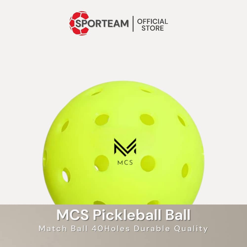 MCS Professional Pickle Ball 40Holes 74mm 1/3/5pcs 3in1 Box Set Indoor ...