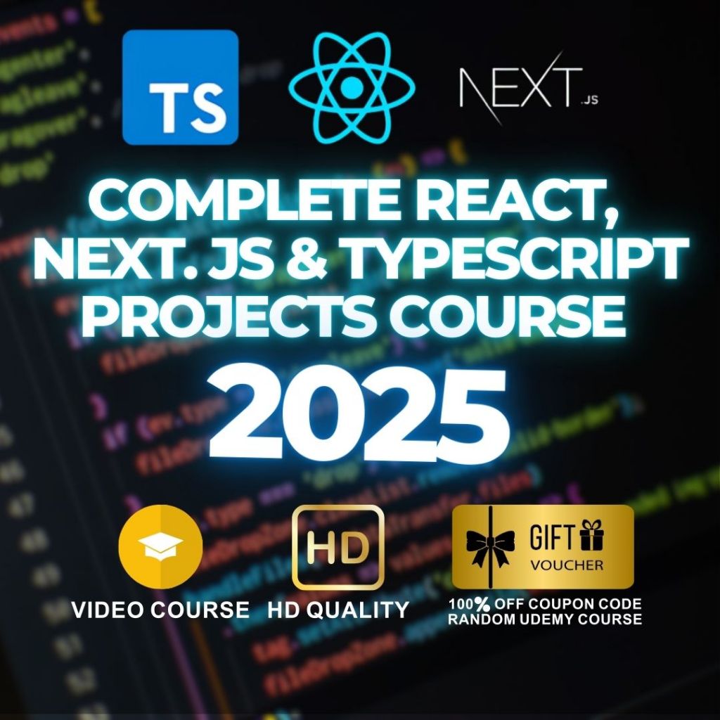 Complete React Next Js And Typescript Projects Course 2025 Learn React