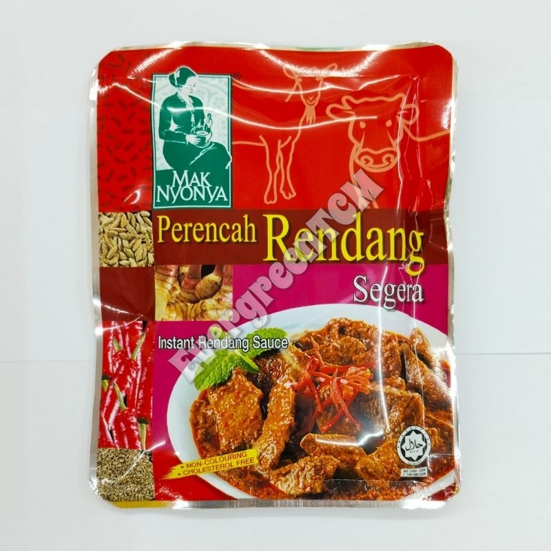 Mak Nyonya Instant Rendang Sauce 干咖喱即煮酱 (Perencah Rendang Segera) 100g ...