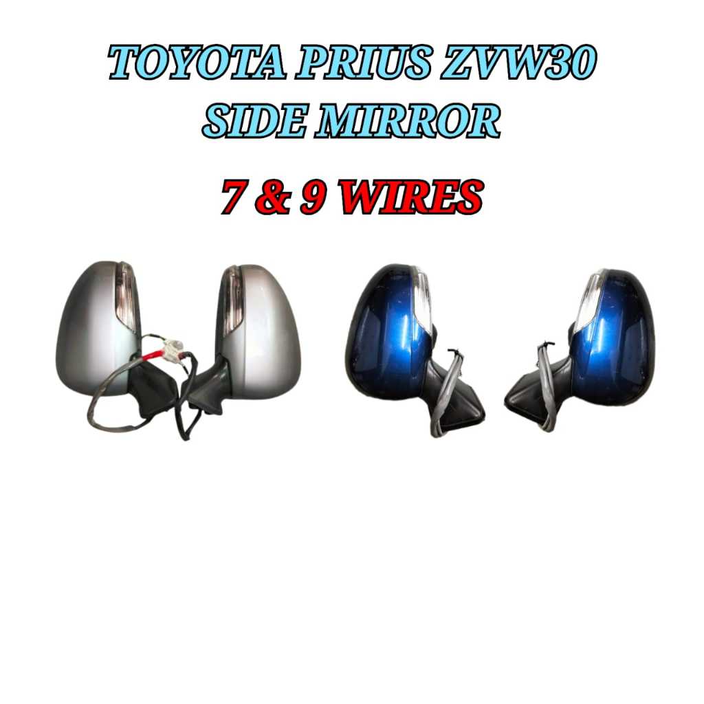 Side Mirror / Cermini Sisi Toyota Prius ZVW30 10-15 Side Mirror / Door ...