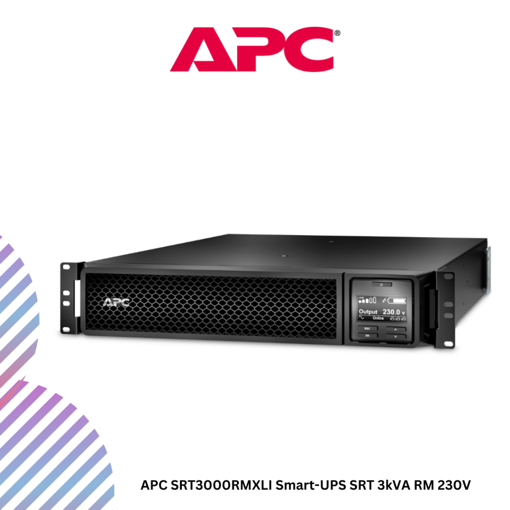 APC SRT3000RMXLI Smart-UPS SRT 3kVA RM 230V | Shopee Malaysia