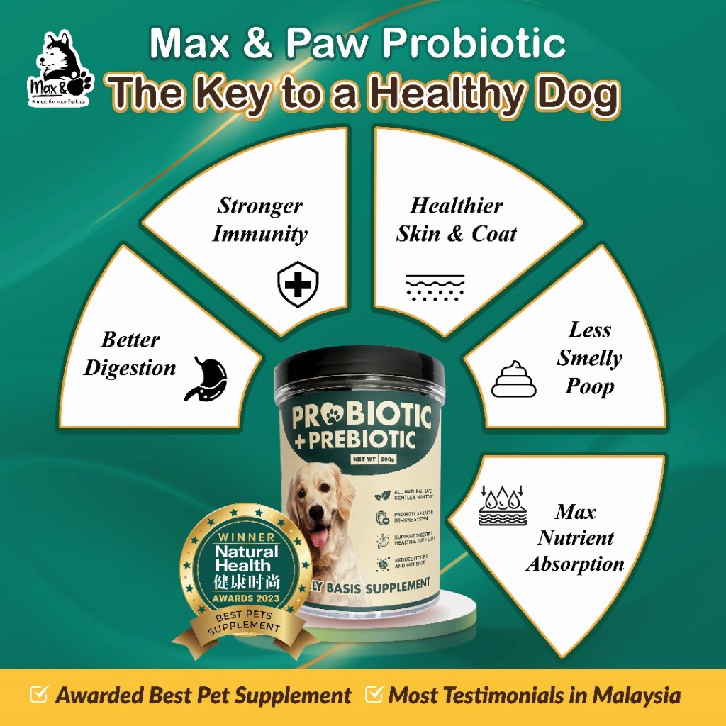 【OFFICIAL】Max & Paw Pet Supplement Dog Supplement Probiotic - All ...