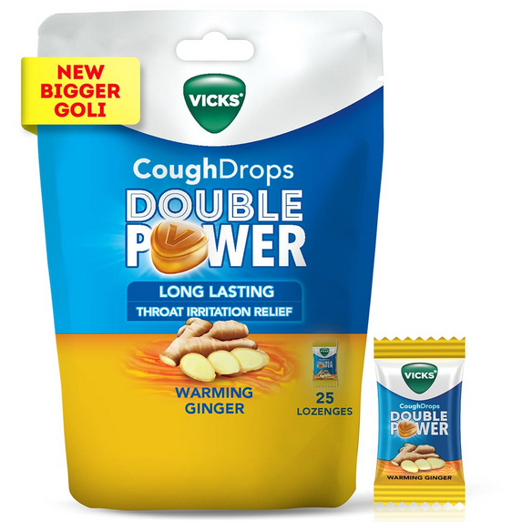 Vicks, Cough Drops, VapoDrops, Double Power, Long Lasting Throat ...