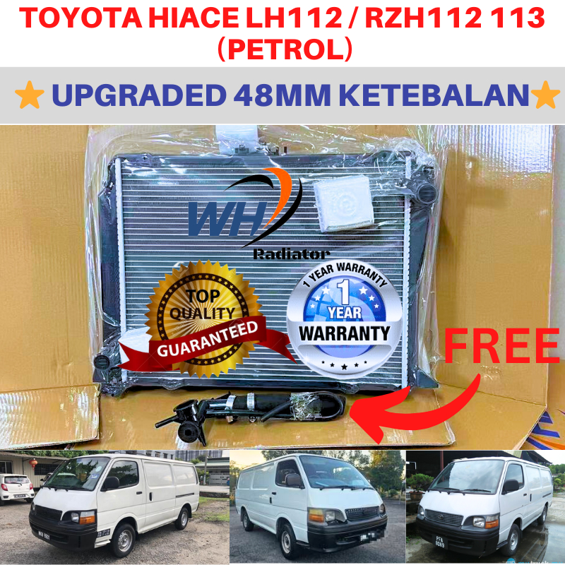 TOYOTA HIACE LH112 / RZH112 113 PETROL (48mm)4 Layer TOP QUALITY MANUAL ...