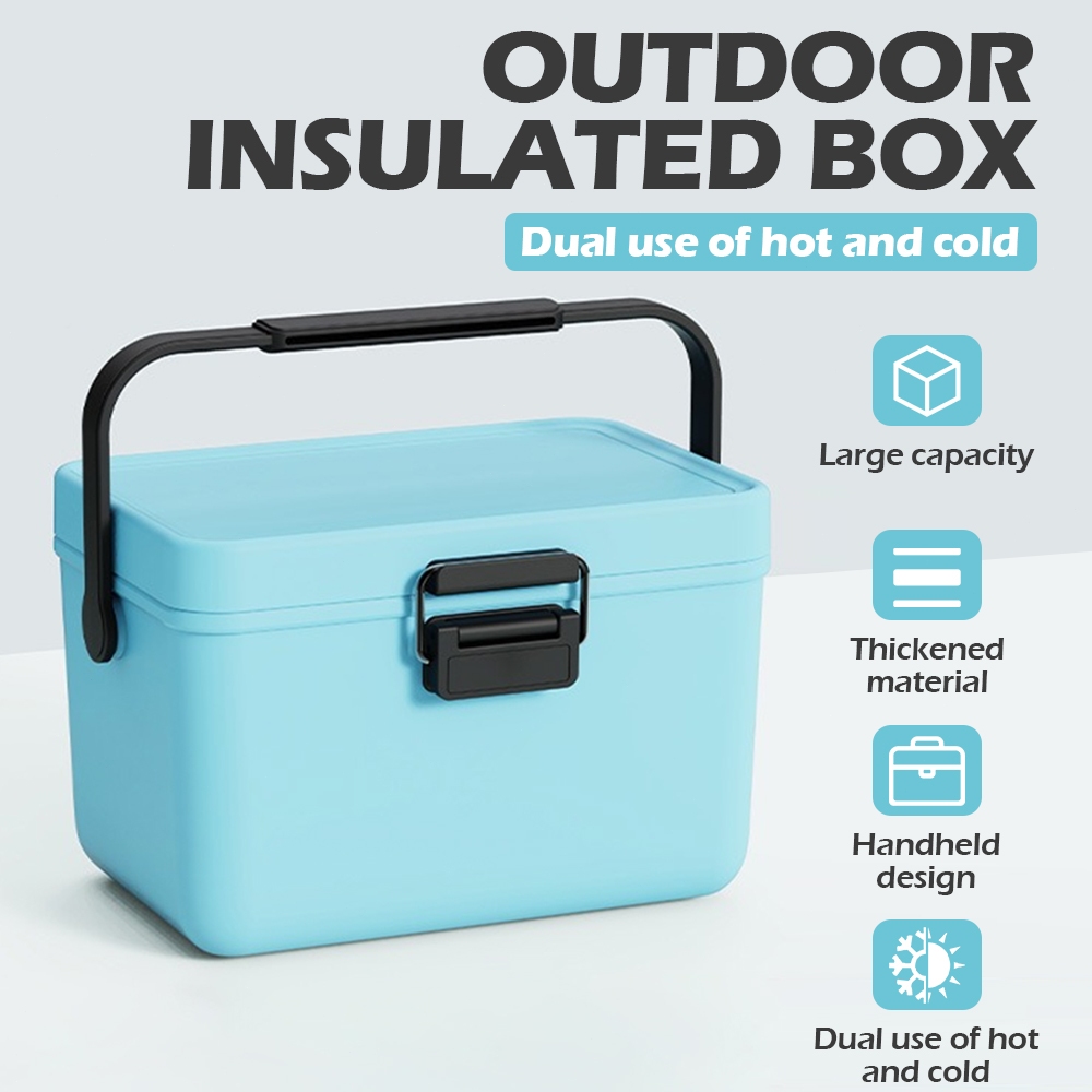 Mini Ice Box Camping Small Cooler Box Food&Drink Fishing Storage ...