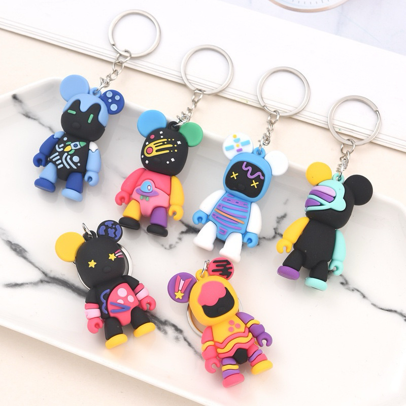 Bear Bricks Cartoon Key Chain | Shopee Malaysia