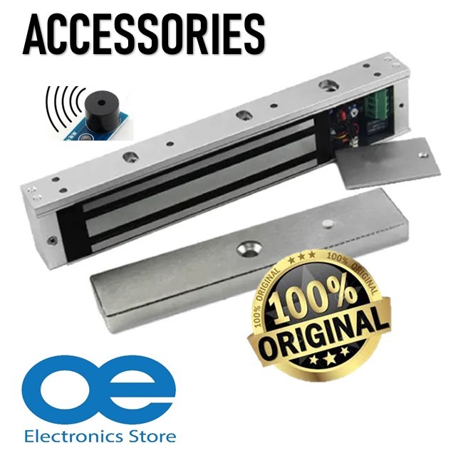 Door Access 600lbs 280kg Build in Buzzer For Unlock Alarm Dual Voltage ...