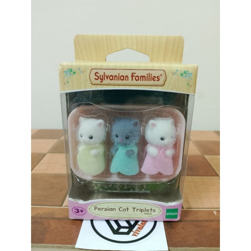Sylvanian Families Persian Cat Triplets Original Epoch | Shopee Malaysia