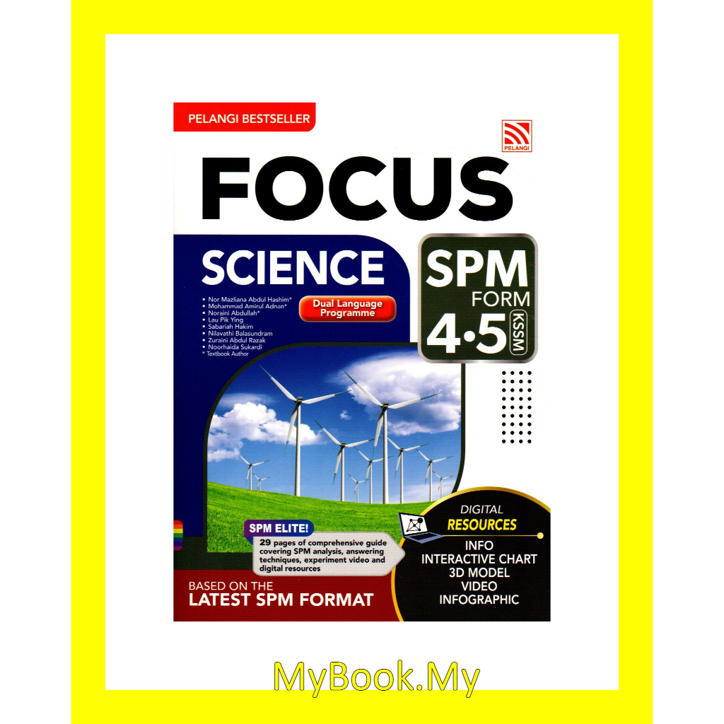 *BARU* MyB Buku Rujukan/Nota : Science DLP - Focus SPM Tingkatan 4&5 (Pelangi) | Shopee Malaysia