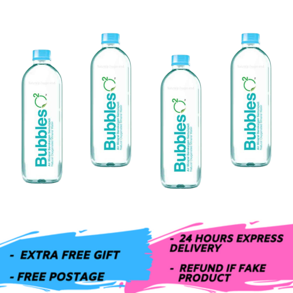 BUBBLES O2 (425ml) (OXYGENATED MINERAL WATER) AIR MINERAL SEMULAJADI ...